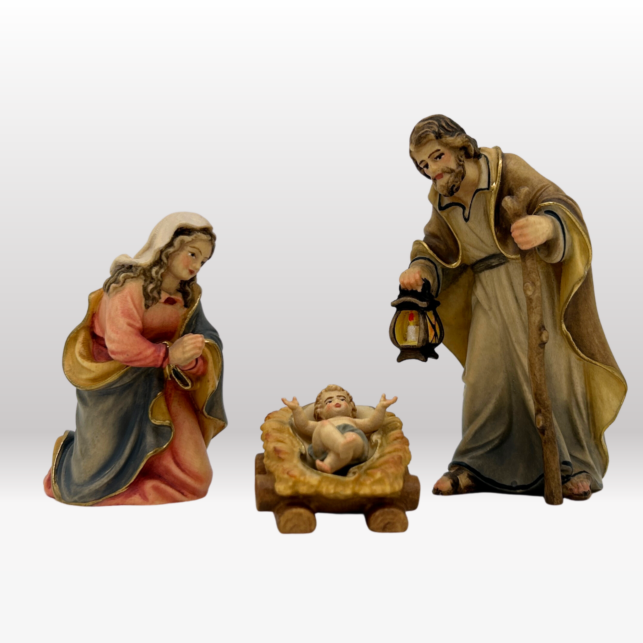 Jetzt kaufen Sacra Famiglia (3 figure) - Presepio Tirolese I Akantus